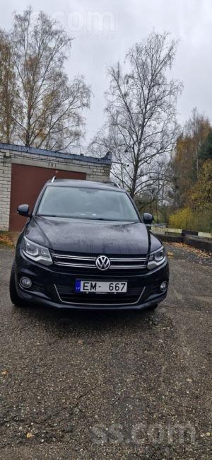 Melns Volkswagen Tiguan 2013 Rīga, ar dzinēja tilpumu 2.00 L un nobraukumu 216 tūkst. km par 8500 €, foto  vietnē AUTOMOTO.COM.LV