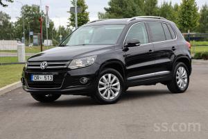 Black Volkswagen Tiguan 2013 in Jelgava, with an engine capacity of 2.00 L and mileage of 0 thousand km for 8990 €, photo  on AUTOMOTO.COM.LV