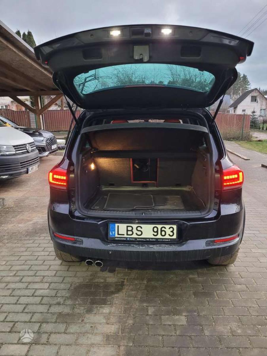 Melns Volkswagen Tiguan 2014 Viļņa, ar dzinēja tilpumu 1.97 L un nobraukumu 275 tūkst. km par 11500 €, foto 6 vietnē AUTOMOTO.COM.LV