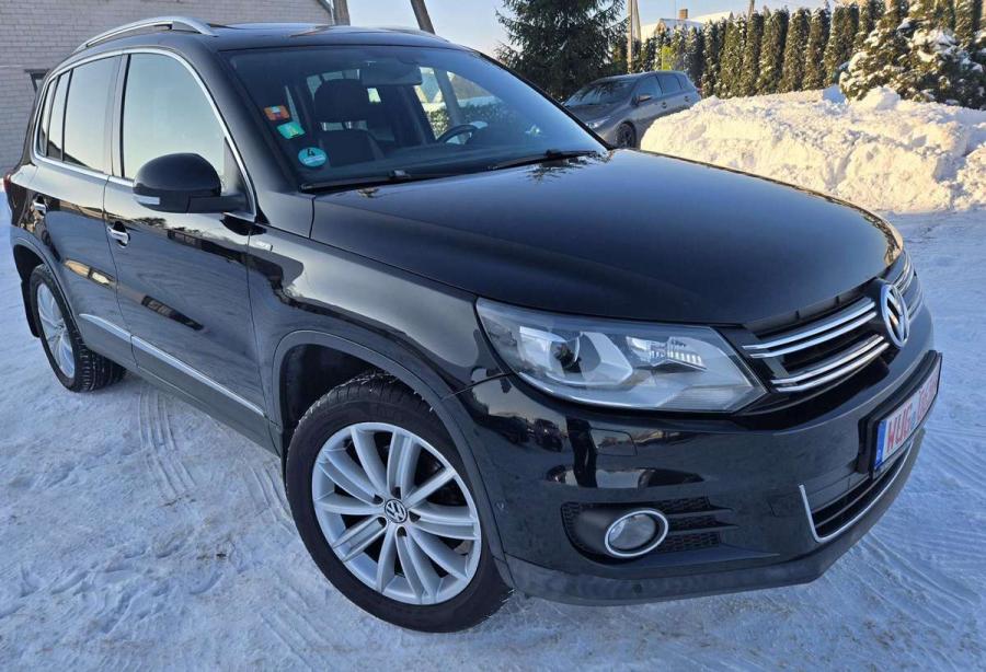 Melns Volkswagen Tiguan 2014 Kelmė, ar dzinēja tilpumu 1.97 L un nobraukumu 187 tūkst. km par 9970 €, foto 1 vietnē AUTOMOTO.COM.LV