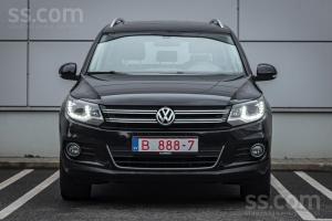 Black Volkswagen Tiguan 2014 in Riga, with an engine capacity of 2.00 L and mileage of 185 thousand km for 11750 €, photo 3 on AUTOMOTO.COM.LV