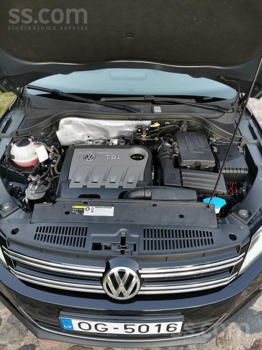 Melns Volkswagen Tiguan 2014 Liepāja, ar dzinēja tilpumu 2.00 L un nobraukumu 114 tūkst. km par 11400 €, foto 11 vietnē AUTOMOTO.COM.LV