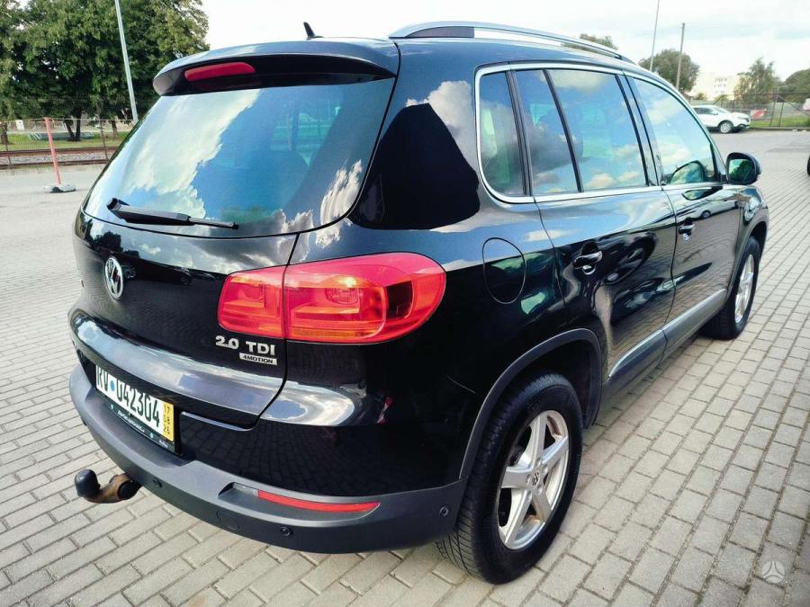 Melns Volkswagen Tiguan 2014 Tauragė, ar dzinēja tilpumu 1.97 L un nobraukumu 267 tūkst. km par 8200 €, foto 6 vietnē AUTOMOTO.COM.LV