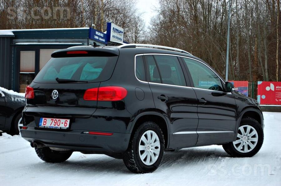 Melns Volkswagen Tiguan 2015 Tukums, ar dzinēja tilpumu 2.00 L un nobraukumu 194 tūkst. km par 11900 €, foto 2 vietnē AUTOMOTO.COM.LV