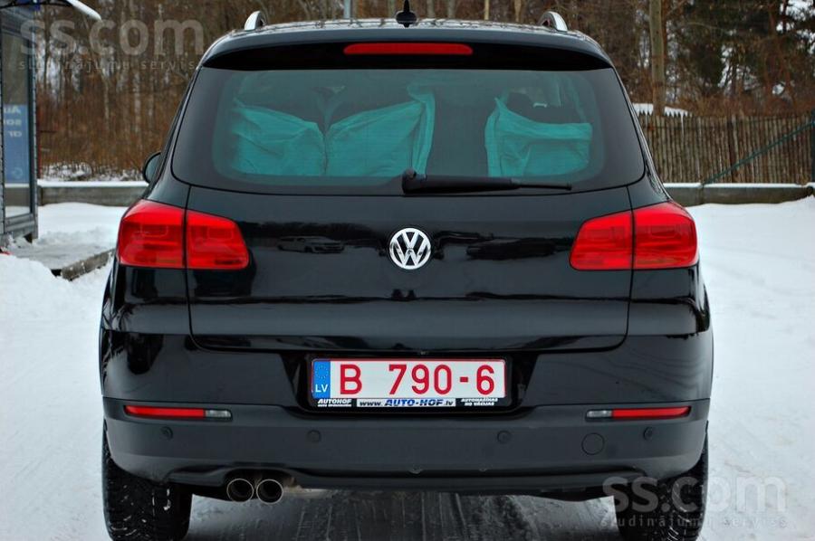 Melns Volkswagen Tiguan 2015 Tukums, ar dzinēja tilpumu 2.00 L un nobraukumu 194 tūkst. km par 11900 €, foto 4 vietnē AUTOMOTO.COM.LV