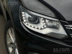 Black Volkswagen Tiguan 2015 in Rezekne, with an engine capacity of 2.00 L and mileage of 254 thousand km for 8800 €, photo 5 on AUTOMOTO.COM.LV