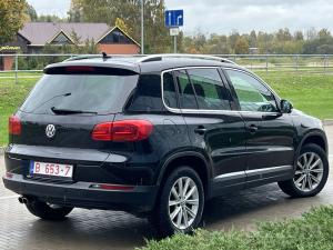 Black Volkswagen Tiguan 2015 in Rezekne, with an engine capacity of 2.00 L and mileage of 254 thousand km for 8800 €, photo 9 on AUTOMOTO.COM.LV