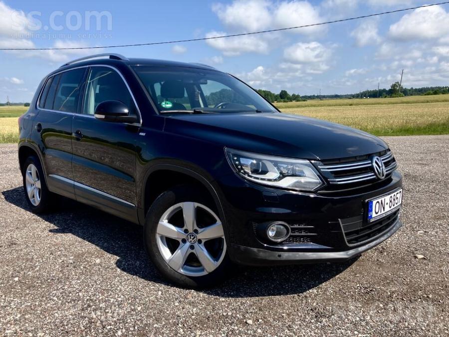 Melns Volkswagen Tiguan 2015 Talsi, ar dzinēja tilpumu 2.00 L un nobraukumu 218 tūkst. km par 12999 €, foto 1 vietnē AUTOMOTO.COM.LV