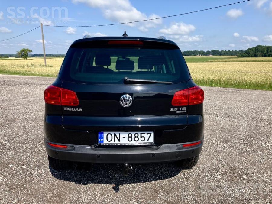 Melns Volkswagen Tiguan 2015 Talsi, ar dzinēja tilpumu 2.00 L un nobraukumu 218 tūkst. km par 12999 €, foto 5 vietnē AUTOMOTO.COM.LV