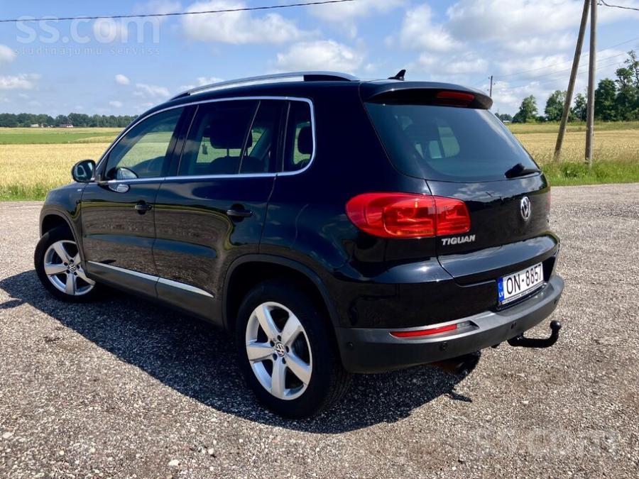 Melns Volkswagen Tiguan 2015 Talsi, ar dzinēja tilpumu 2.00 L un nobraukumu 218 tūkst. km par 12999 €, foto 6 vietnē AUTOMOTO.COM.LV