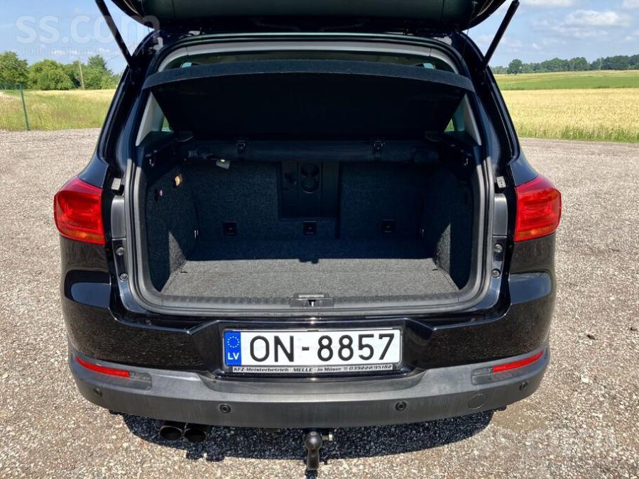 Melns Volkswagen Tiguan 2015 Talsi, ar dzinēja tilpumu 2.00 L un nobraukumu 218 tūkst. km par 12999 €, foto 18 vietnē AUTOMOTO.COM.LV