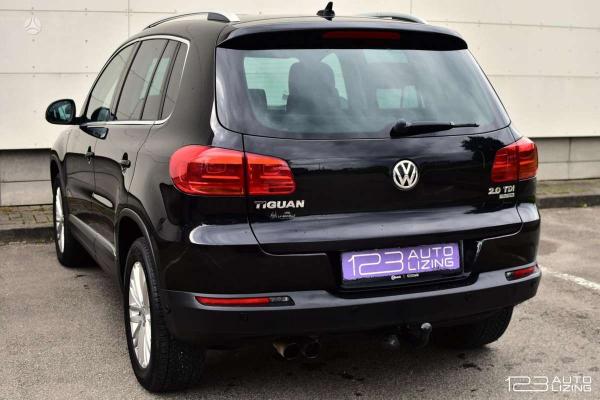 Black Volkswagen Tiguan 2015 in Kretinga, with an engine capacity of 2.00 L and mileage of 177 thousand km for 10600 €, photo 7 on AUTOMOTO.COM.LV