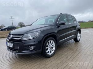 Black Volkswagen Tiguan 2016 in Talsi, with an engine capacity of 2.00 L and mileage of 219 thousand km for 25900 €, photo 1 on AUTOMOTO.COM.LV