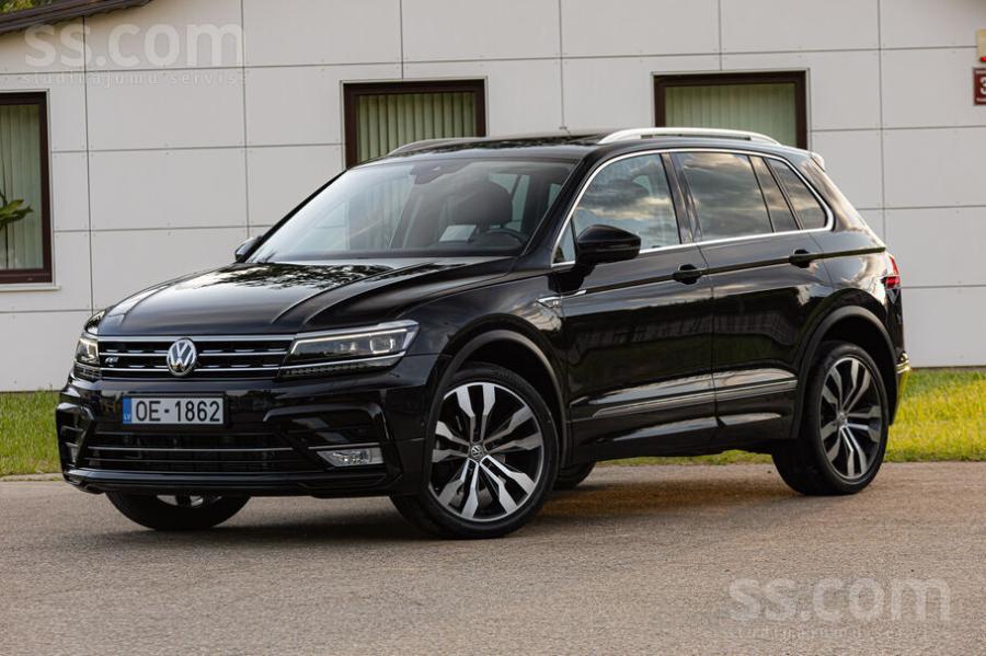 Melns Volkswagen Tiguan 2016 Jelgava, ar dzinēja tilpumu 2.00 L un nobraukumu 0 tūkst. km par 18500 €, foto 1 vietnē AUTOMOTO.COM.LV