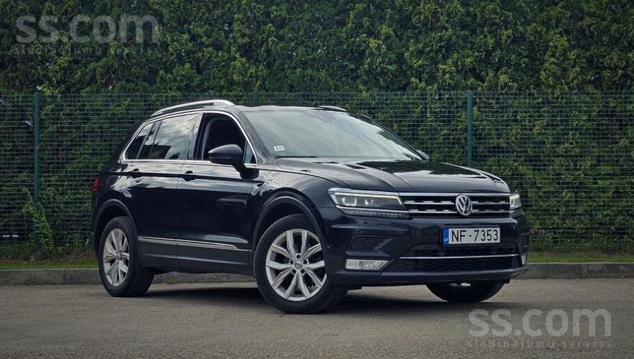 Melns Volkswagen Tiguan 2016 Rīga, ar dzinēja tilpumu 2.00 L un nobraukumu 306 tūkst. km par 13699 €, foto 1 vietnē AUTOMOTO.COM.LV