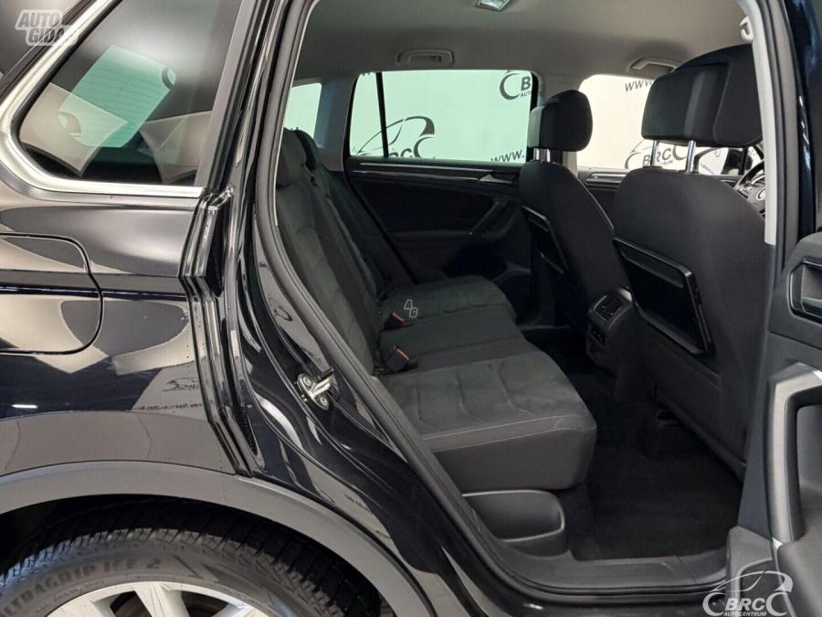 Black Volkswagen Tiguan 2016 in Avizieniai, with an engine capacity of 1.40 L and mileage of 217 thousand km for 14900 €, photo 9 on AUTOMOTO.COM.LV