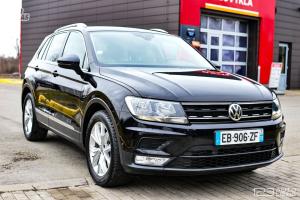 Black Volkswagen Tiguan 2016 in Kretinga, with an engine capacity of 2.00 L and mileage of 240 thousand km for 12900 €, photo 4 on AUTOMOTO.COM.LV
