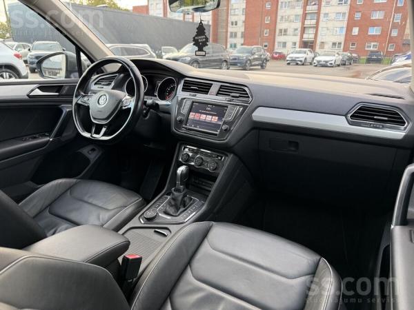 Melns Volkswagen Tiguan 2016 Jelgava, ar dzinēja tilpumu 2.00 L un nobraukumu 0 tūkst. km par 15500 €, foto 11 vietnē AUTOMOTO.COM.LV