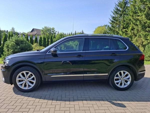 Black Volkswagen Tiguan 2016 in Kaunas, with an engine capacity of 1.97 L and mileage of 198 thousand km for 13500 €, photo 5 on AUTOMOTO.COM.LV