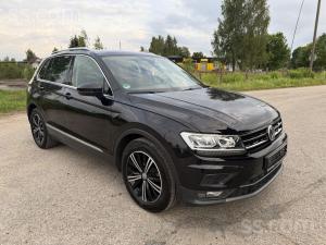 Melns Volkswagen Tiguan 2017 Ogre, ar dzinēja tilpumu 2.00 L un nobraukumu 177 tūkst. km par 17499 €, foto 1 vietnē AUTOMOTO.COM.LV
