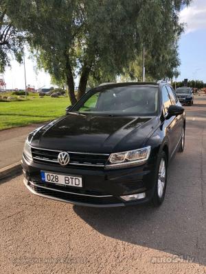 Black Volkswagen Tiguan 2017 in Tallinn, with an engine capacity of 1.40 L and mileage of 161 thousand km for 17800 €, photo  on AUTOMOTO.COM.LV