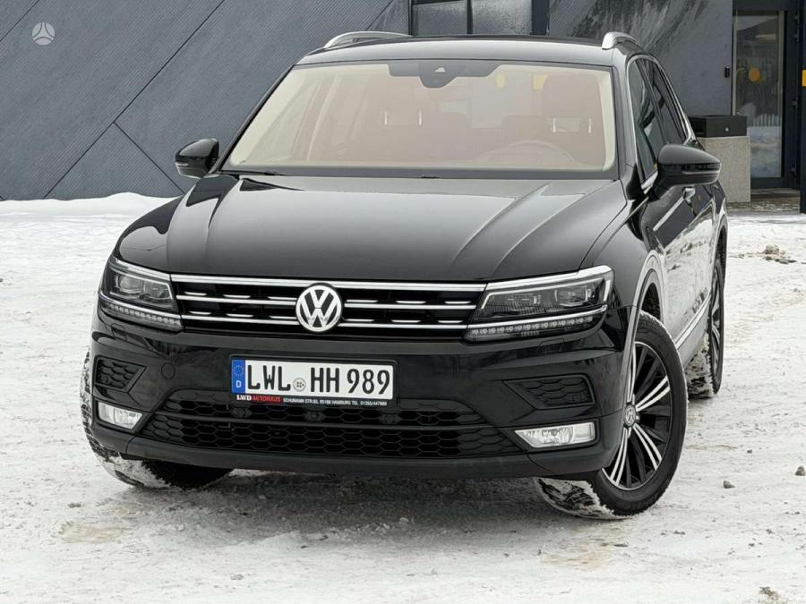 Melns Volkswagen Tiguan 2017 Jonava, ar dzinēja tilpumu 1.97 L un nobraukumu 290 tūkst. km par 15990 €, foto 1 vietnē AUTOMOTO.COM.LV