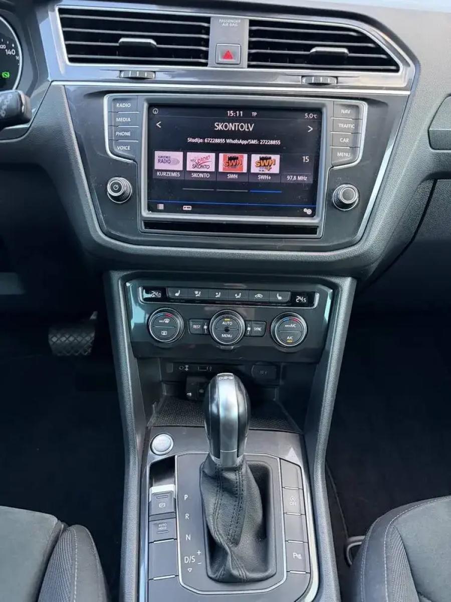 Melns Volkswagen Tiguan 2017 Ventspils, ar dzinēja tilpumu 2.00 L un nobraukumu 237 tūkst. km par 15900 €, foto 17 vietnē AUTOMOTO.COM.LV
