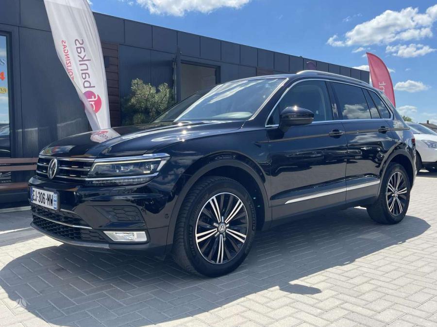 Melns Volkswagen Tiguan 2017 Tauragė, ar dzinēja tilpumu 1.97 L un nobraukumu 200 tūkst. km par 16400 €, foto 1 vietnē AUTOMOTO.COM.LV