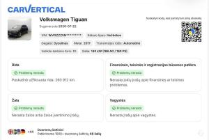 Black Volkswagen Tiguan 2017 in Prienai, with an engine capacity of 1.97 L and mileage of 274 thousand km for 14750 €, photo 57 on AUTOMOTO.COM.LV