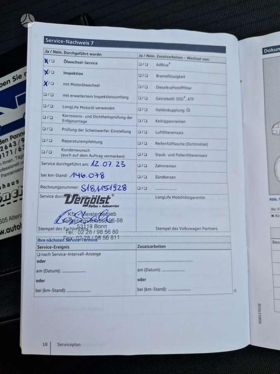 Черный Фольксваген Тигуан 2017 в Вильнюс, объемом двигателя 1.97 л и пробегом 234 тыс. км за 13950 €, фото 21 на AUTOMOTO.COM.LV