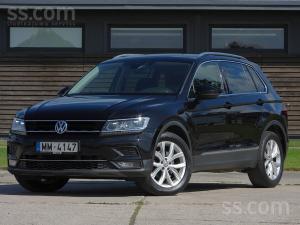 Black Volkswagen Tiguan 2017 in Riga, with an engine capacity of 2.00 L and mileage of 222 thousand km for 17200 €, photo  on AUTOMOTO.COM.LV