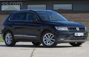 Black Volkswagen Tiguan 2017 in Riga, with an engine capacity of 2.00 L and mileage of 222 thousand km for 17200 €, photo 4 on AUTOMOTO.COM.LV