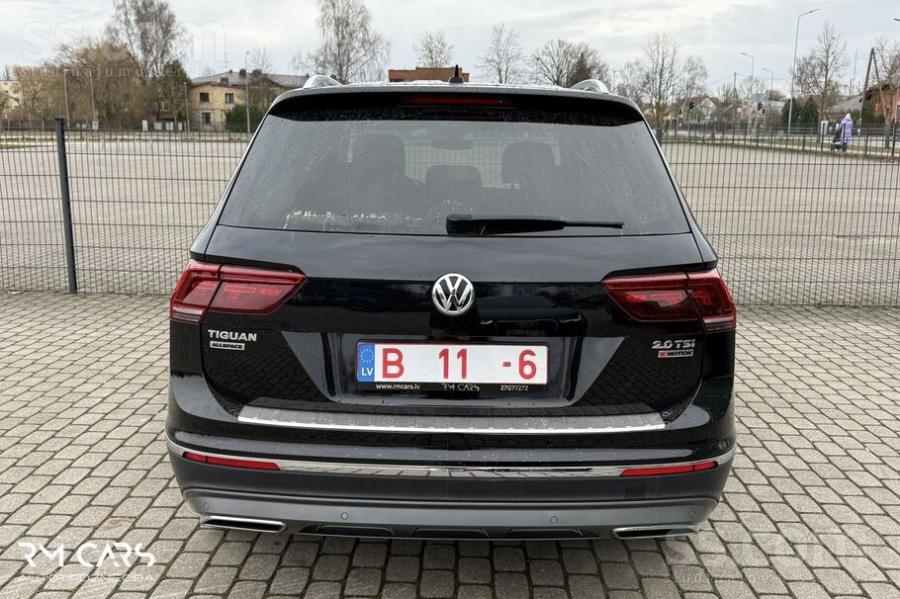 Melns Volkswagen Tiguan 2018 Jelgava, ar dzinēja tilpumu 2.00 L un nobraukumu 0 tūkst. km par 17950 €, foto 6 vietnē AUTOMOTO.COM.LV