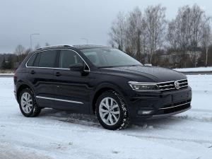 Melns Volkswagen Tiguan 2018 Panevēža, ar dzinēja tilpumu 1.97 L un nobraukumu 194 tūkst. km par 16800 €, foto  vietnē AUTOMOTO.COM.LV