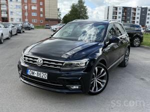 Black Volkswagen Tiguan 2018 in Jelgava, with an engine capacity of 2.00 L and mileage of 0 thousand km for 17950 €, photo 3 on AUTOMOTO.COM.LV