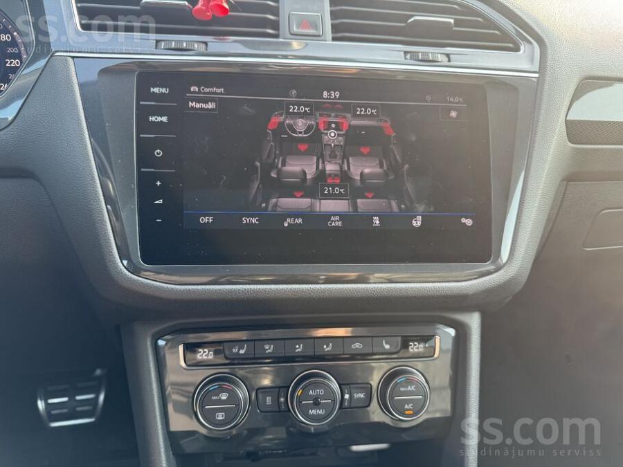 Melns Volkswagen Tiguan 2018 Rīga, ar dzinēja tilpumu 2.00 L un nobraukumu 151 tūkst. km par 23500 €, foto 13 vietnē AUTOMOTO.COM.LV