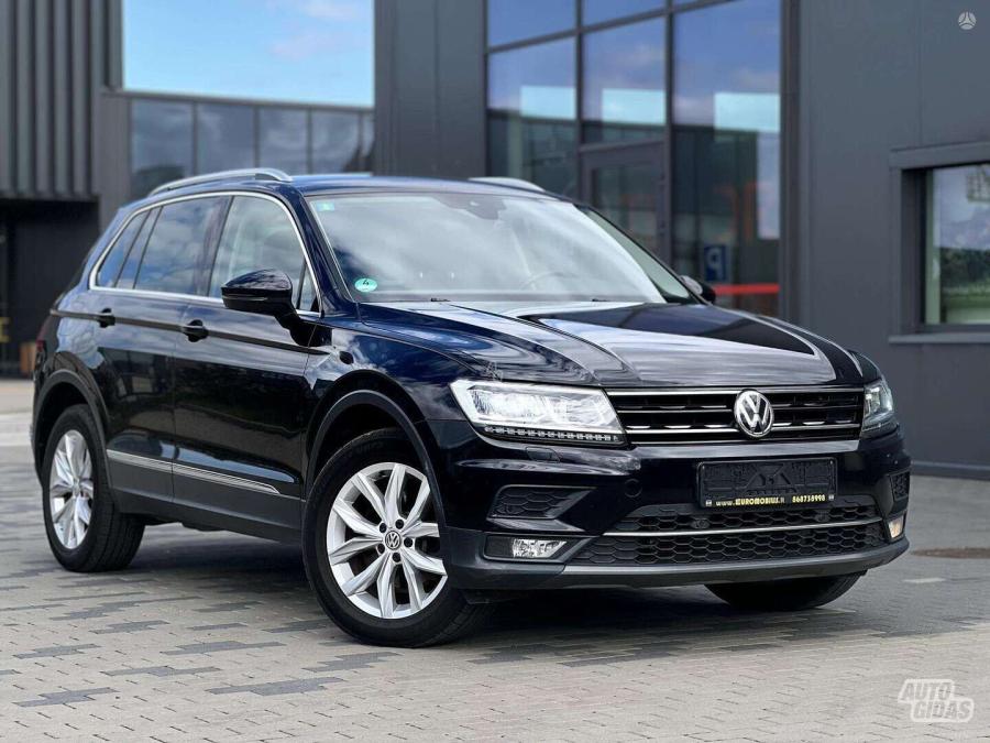 Black Volkswagen Tiguan 2018 in Siauliai, with an engine capacity of 2.00 L and mileage of 269 thousand km for 16500 €, photo 13 on AUTOMOTO.COM.LV