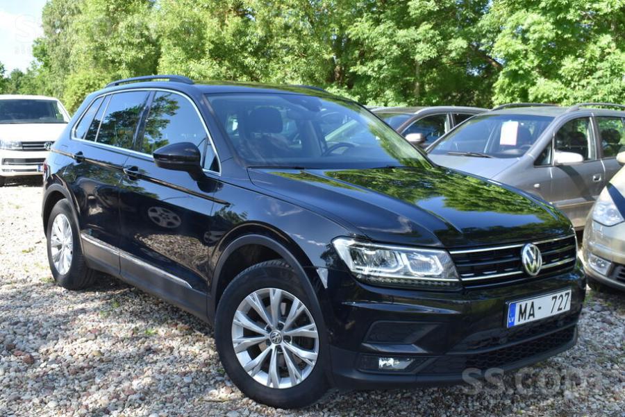 Melns Volkswagen Tiguan 2019 Kuldīga, ar dzinēja tilpumu 2.00 L un nobraukumu 0 tūkst. km par 21550 €, foto 4 vietnē AUTOMOTO.COM.LV