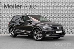 Black Volkswagen Tiguan 2019 in Riga, with an engine capacity of 2.00 L and mileage of 167 thousand km for 20850 €, photo 2 on AUTOMOTO.COM.LV