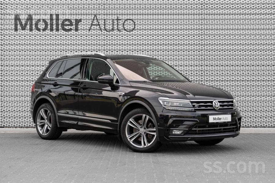 Black Volkswagen Tiguan 2019 in Riga, with an engine capacity of 2.00 L and mileage of 167 thousand km for 20850 €, photo 2 on AUTOMOTO.COM.LV