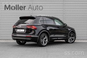 Black Volkswagen Tiguan 2019 in Riga, with an engine capacity of 2.00 L and mileage of 167 thousand km for 20850 €, photo 4 on AUTOMOTO.COM.LV