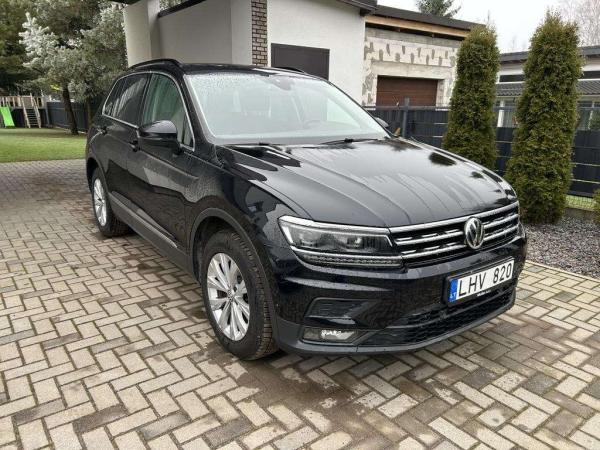 Melns Volkswagen Tiguan 2019 Viļņa, ar dzinēja tilpumu 1.97 L un nobraukumu 87 tūkst. km par 22000 €, foto 1 vietnē AUTOMOTO.COM.LV