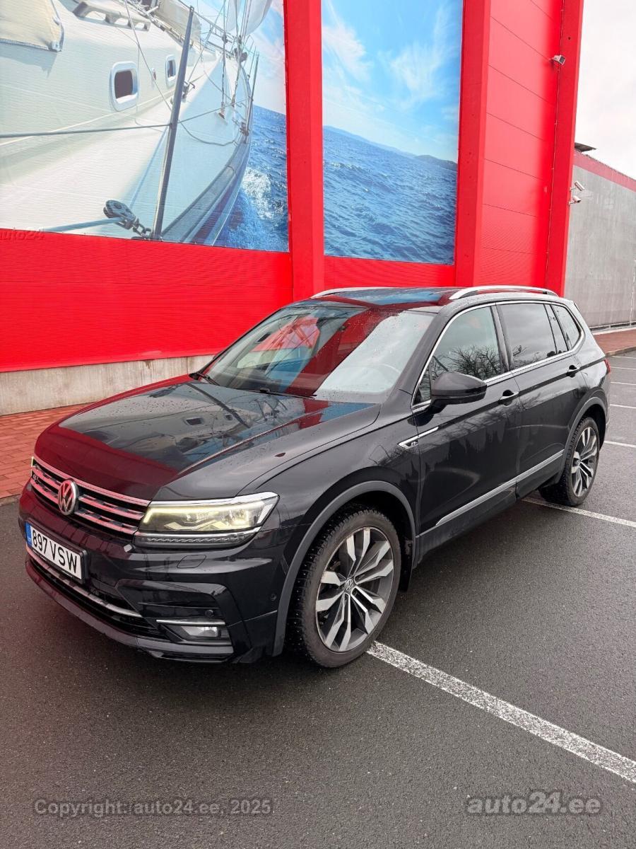 Black Volkswagen Tiguan 2019 in Tallinn, with an engine capacity of 2.00 L and mileage of 95 thousand km for 21999 €, photo 1 on AUTOMOTO.COM.LV