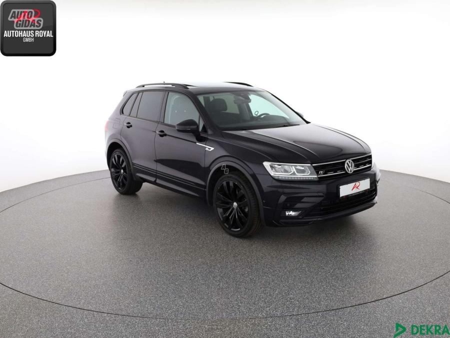 Black Volkswagen Tiguan 2019 in Kaunas, with an engine capacity of 2.00 L and mileage of 78 thousand km for 32164 €, photo 7 on AUTOMOTO.COM.LV