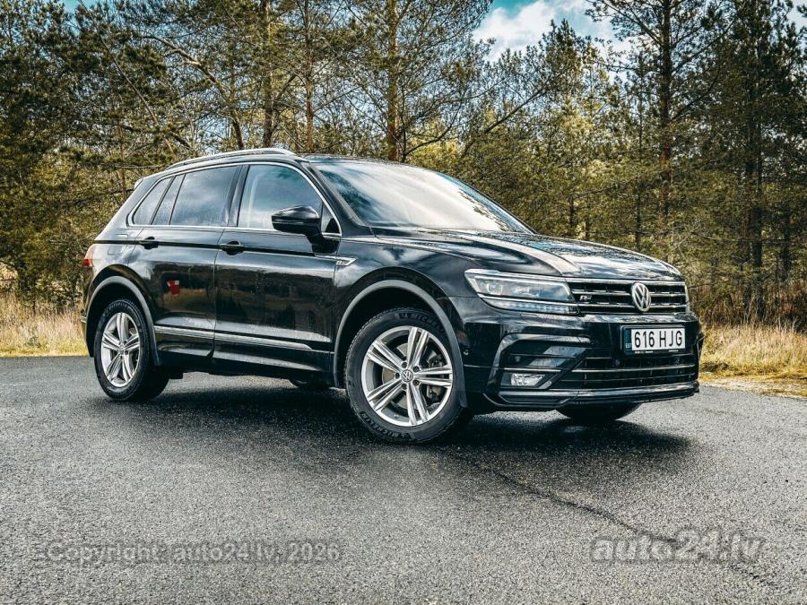 Black Volkswagen Tiguan 2019 in Tallinn, with an engine capacity of 2.00 L and mileage of 212 thousand km for 20000 €, photo 1 on AUTOMOTO.COM.LV