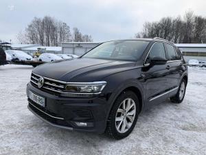 Melns Volkswagen Tiguan 2019 Kauņa, ar dzinēja tilpumu 1.50 L un nobraukumu 191 tūkst. km par 16900 €, foto  vietnē AUTOMOTO.COM.LV