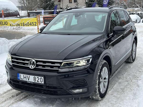 Melns Volkswagen Tiguan 2019 Viļņa, ar dzinēja tilpumu 1.97 L un nobraukumu 88 tūkst. km par 22000 €, foto 1 vietnē AUTOMOTO.COM.LV