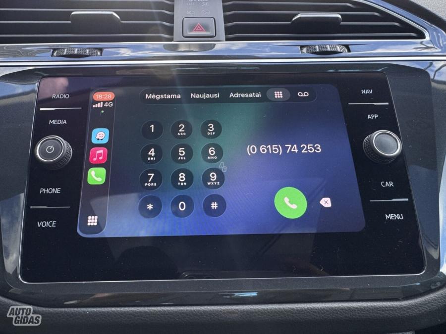 Melns Volkswagen Tiguan 2019 Avižieniai, ar dzinēja tilpumu 2.00 L un nobraukumu 178 tūkst. km par 20950 €, foto 23 vietnē AUTOMOTO.COM.LV