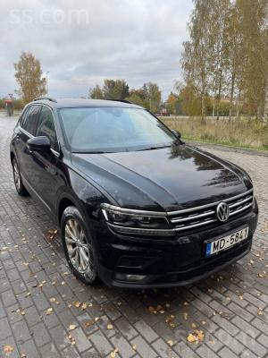 Black Volkswagen Tiguan 2019 in Dobele, with an engine capacity of 2.00 L and mileage of 156 thousand km for 17500 €, photo  on AUTOMOTO.COM.LV