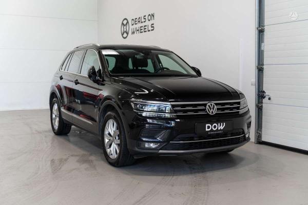 Black Volkswagen Tiguan 2019 in Vilnius, with an engine capacity of 1.97 L and mileage of 239 thousand km for 17900 €, photo 1 on AUTOMOTO.COM.LV